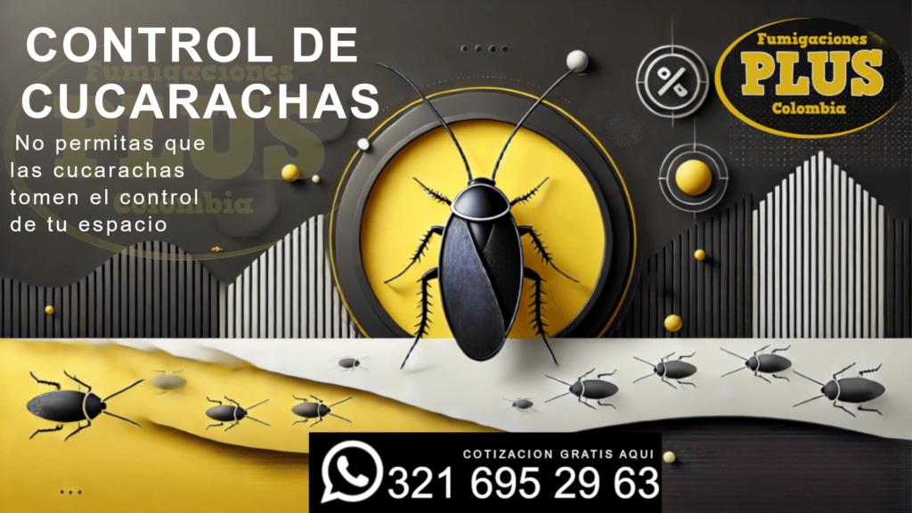 Control de Cucarachas en Colombia | Fumigación Efectiva 24/7